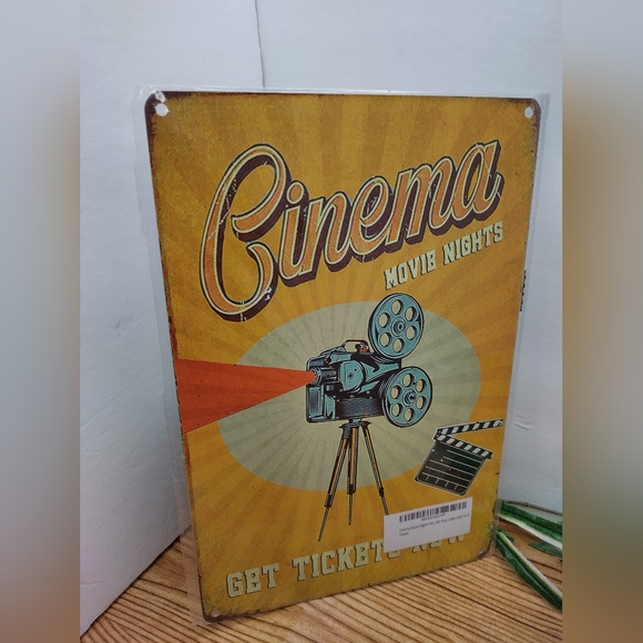 Wall Decor | Movie Cinema Metal Sign 8x12 In | Poshmark